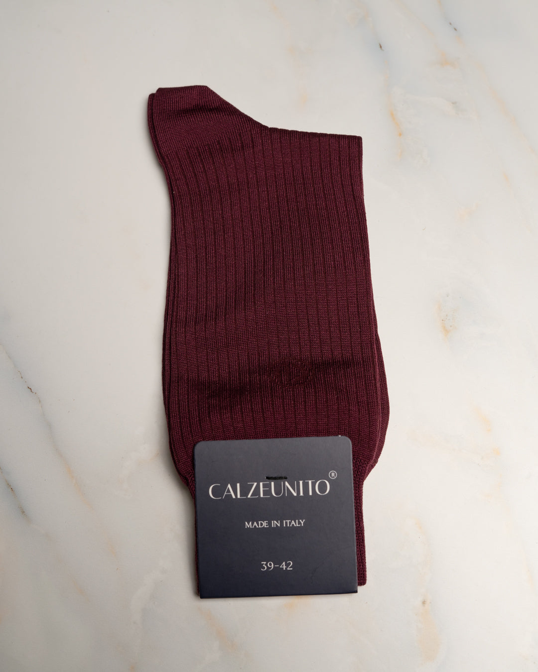 Roma Dark Burgundy Socks